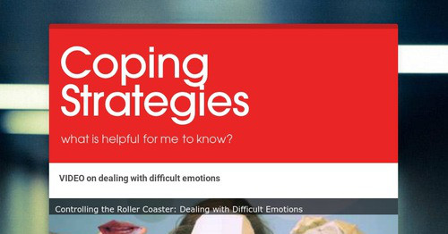 Coping Strategies | Smore Newsletters Coping Strategies | Smore Newsletters