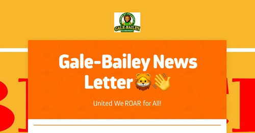 Gale-Bailey News Letter🦁👋