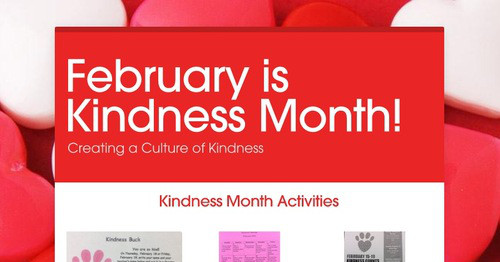February is Kindness Month! | Smore Newsletters