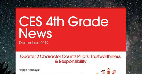 CES 4th Grade News | Smore Newsletters