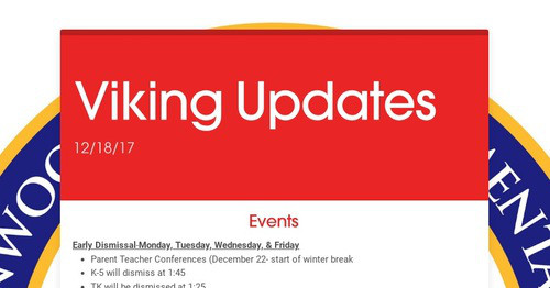 Viking Updates | Smore Newsletters
