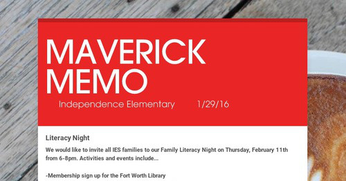 MAVERICK MEMO | Smore Newsletters