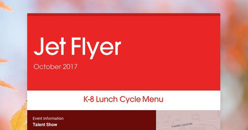 Jet Flyer | Smore Newsletters