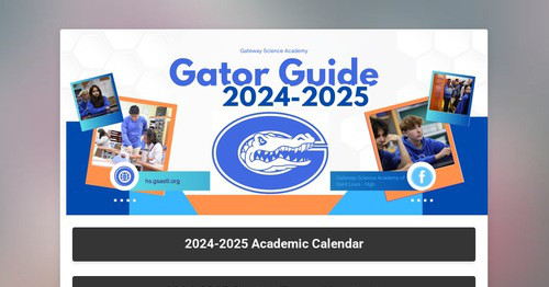 Your Gator Guide Newsletter | Smore Newsletters