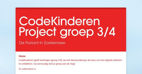 CodeKinderen Project groep 3/4 | Smore Newsletters