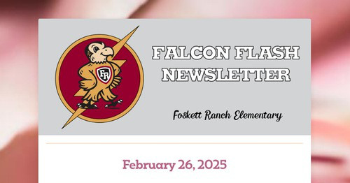 The Falcon Flash | Smore Newsletters