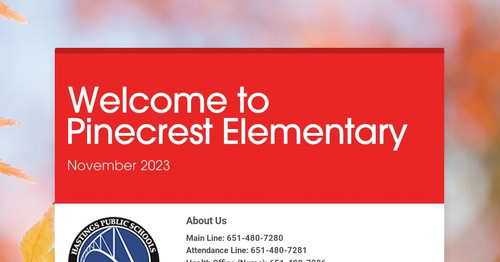Welcome to Pinecrest Elementary