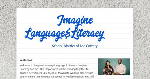 Imagine Language&Literacy | Smore Newsletters for Education