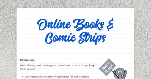 Online Books & Comic Strips | Smore Newsletters