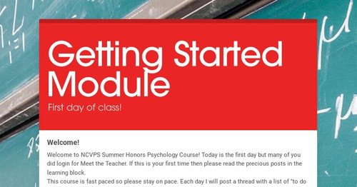 Getting Started Module | Smore Newsletters for Education Getting Started Module | Smore Newsletters for Education