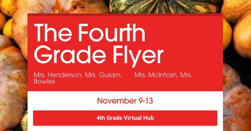 The Fourth Grade Flyer | Smore Newsletters