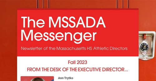 The MSSADA Messenger | Smore Newsletters