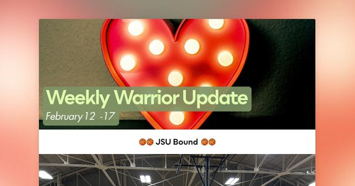 Weekly Warrior Update | Smore Newsletters for Education