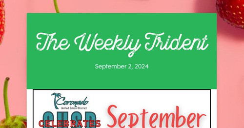 The Weekly Trident | Smore Newsletters