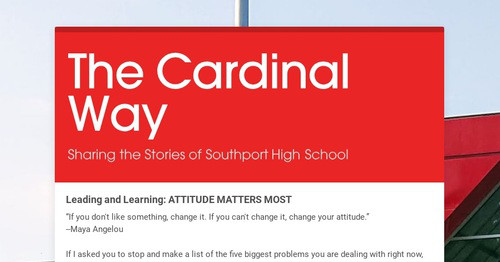 The Cardinal Way | Smore Newsletters for Education