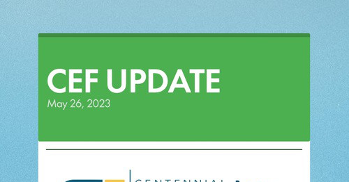CEF UPDATE | Smore Newsletters