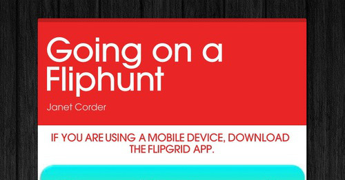 Going on a Fliphunt | Smore Newsletters for Education