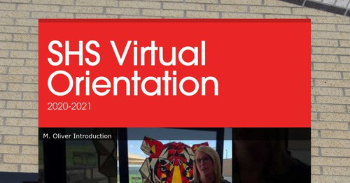 SHS Virtual Orientation