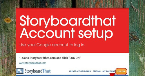Storyboardthat Account setup