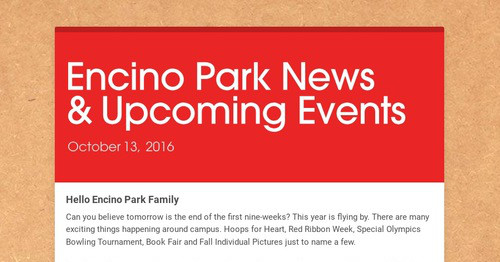 Encino Park News & Upcoming Events | Smore Newsletters for Education