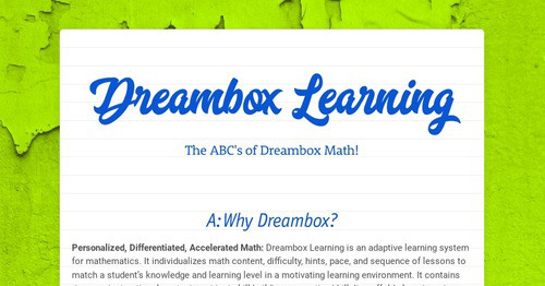 Dreambox Learning
