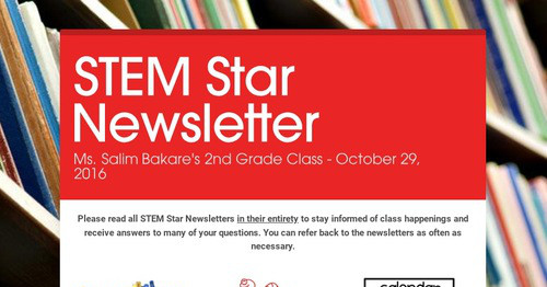 STEM Star Newsletter | Smore Newsletters