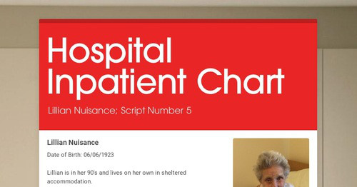 Hospital Inpatient Chart | Smore Newsletters for Education