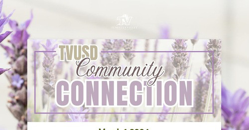 TVUSD COMMUNITY CONNECTION