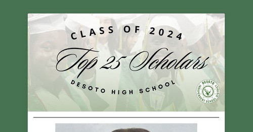 Senior Spotlight: DHS Class of 2024 | Smore Newsletters for Education