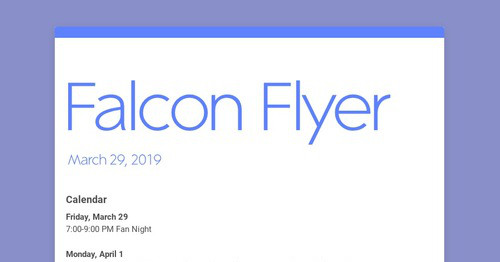 Falcon Flyer