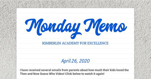 Monday Memo | Smore Newsletters