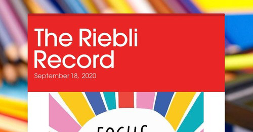 The Riebli Record | Smore Newsletters for Education