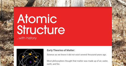 Atomic Structure | Smore Newsletters for Education