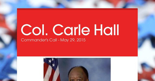 Col. Carle Hall | Smore Newsletters