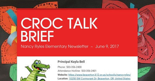 CROC TALK BRIEF