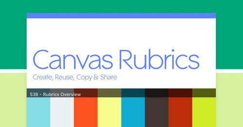 Canvas Rubrics