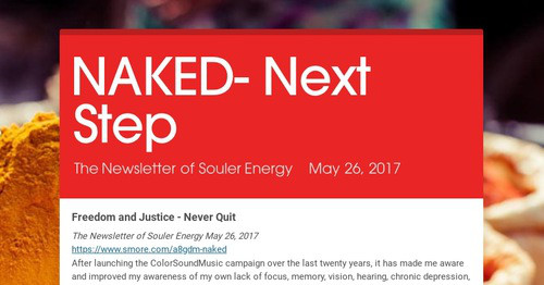 NAKED- Next Step | Smore Newsletters
