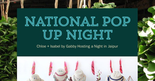 National Pop Up Night | Smore Newsletters