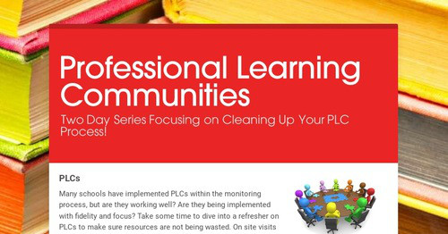 Professional Learning Communities | Smore Newsletters