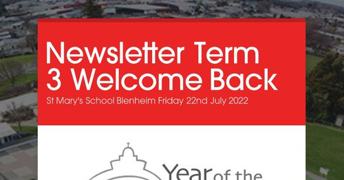Newsletter Term 3 Welcome Back | Smore Newsletters
