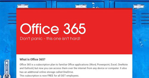 Office 365 | Smore Newsletters