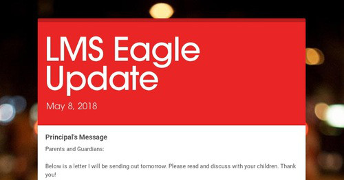 LMS Eagle Update | Smore Newsletters