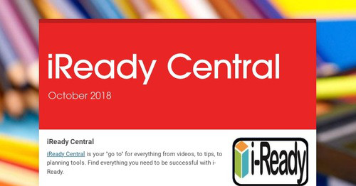 iReady Central | Smore Newsletters