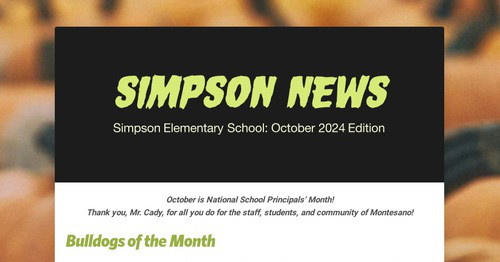 SIMPSON NEWS