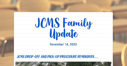 JCMS Family Update | Smore Newsletters