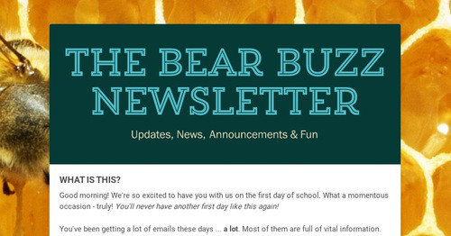 The Bear Buzz Newsletter