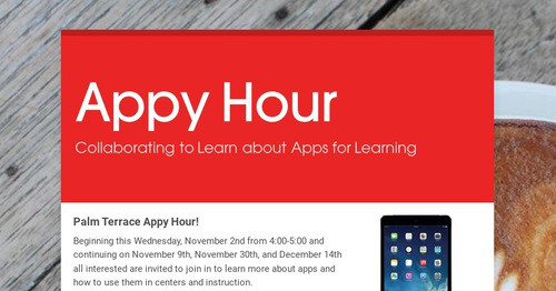 Appy Hour | Smore Newsletters