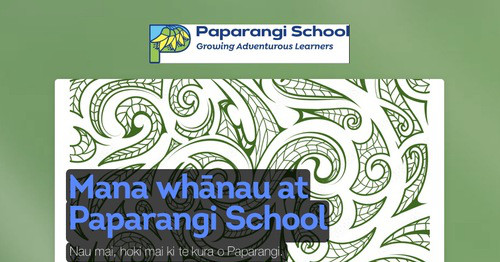 Mana whānau at Paparangi School | Smore Newsletters for Education