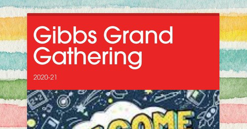 Gibbs Grand Gathering | Smore Newsletters for Education
