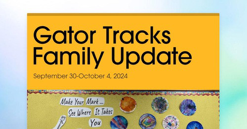 Gator Tracks Family Update